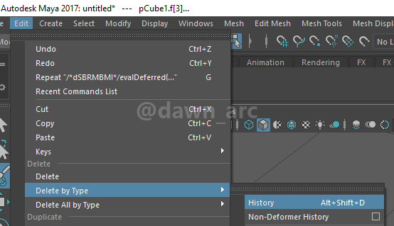 [Maya]常用快捷键和基础操作